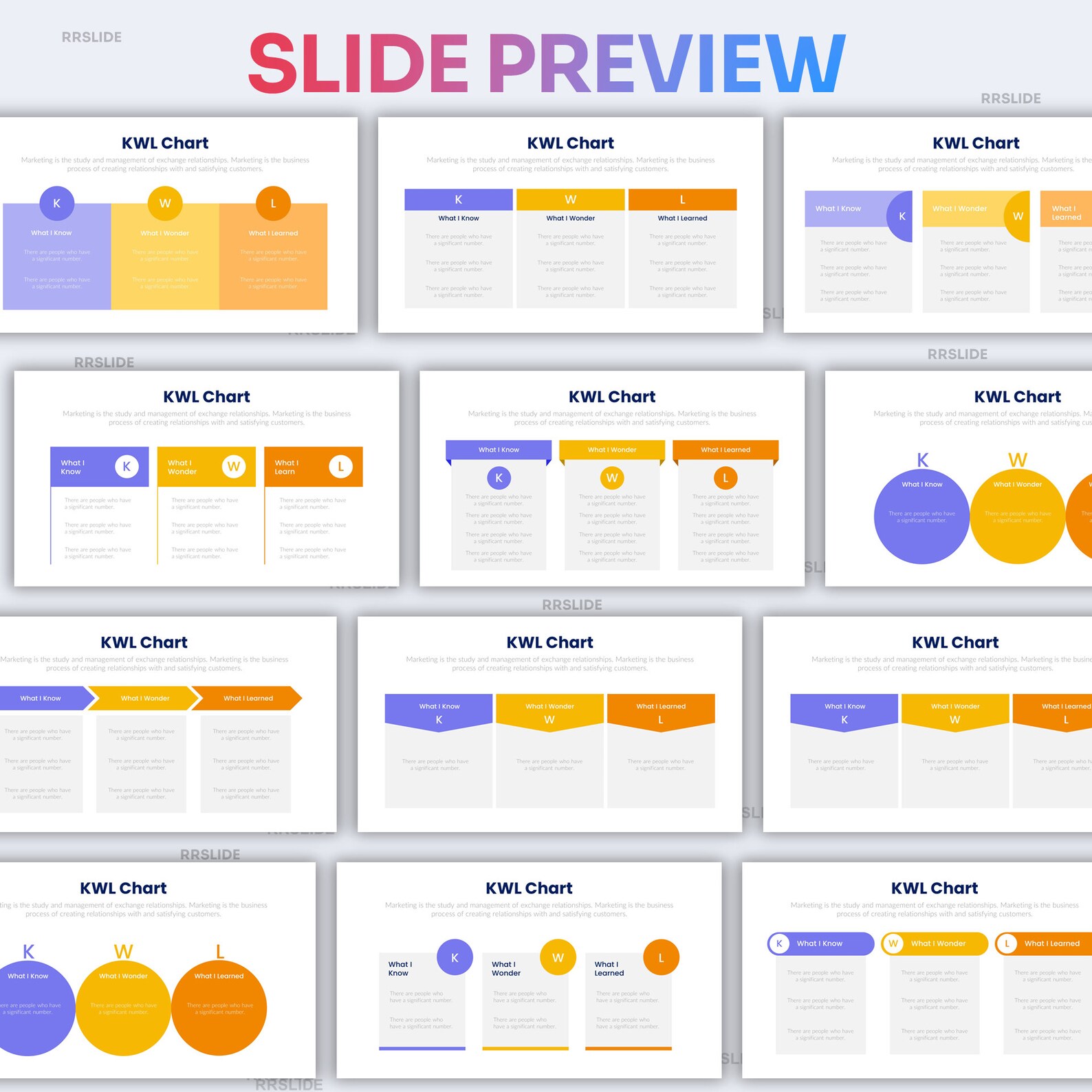 KWL Chart Infographic Powerpoint Template | Best Powerpoint Template ...