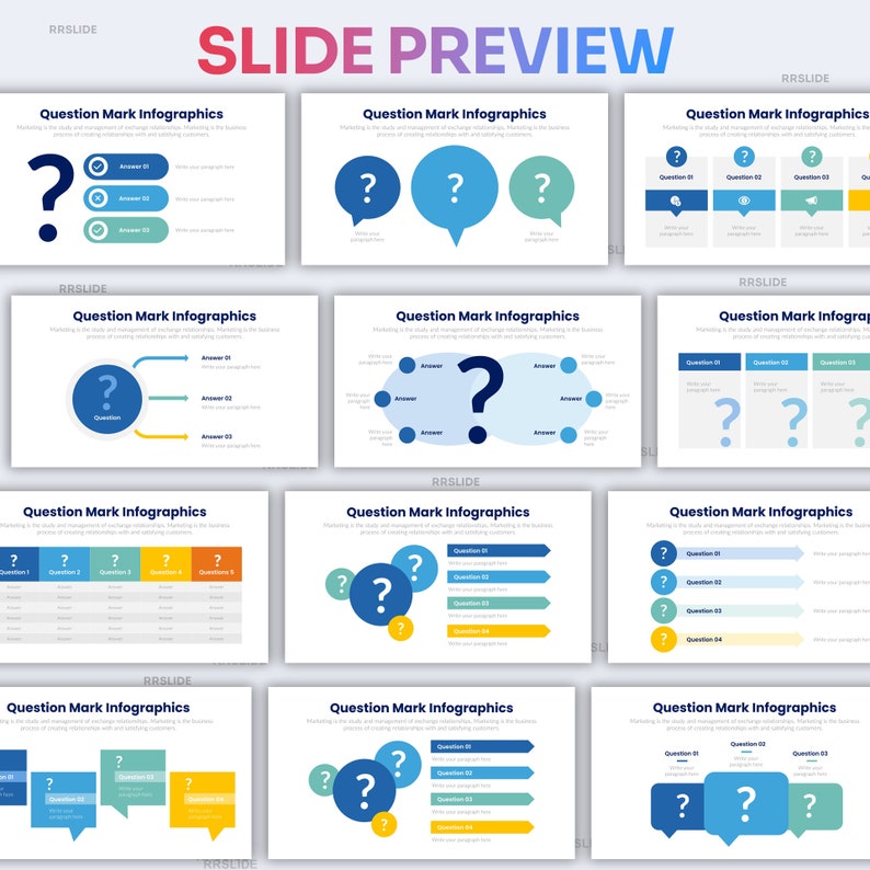 Question Mark Infographic Powerpoint Template | Best Powerpoint ...
