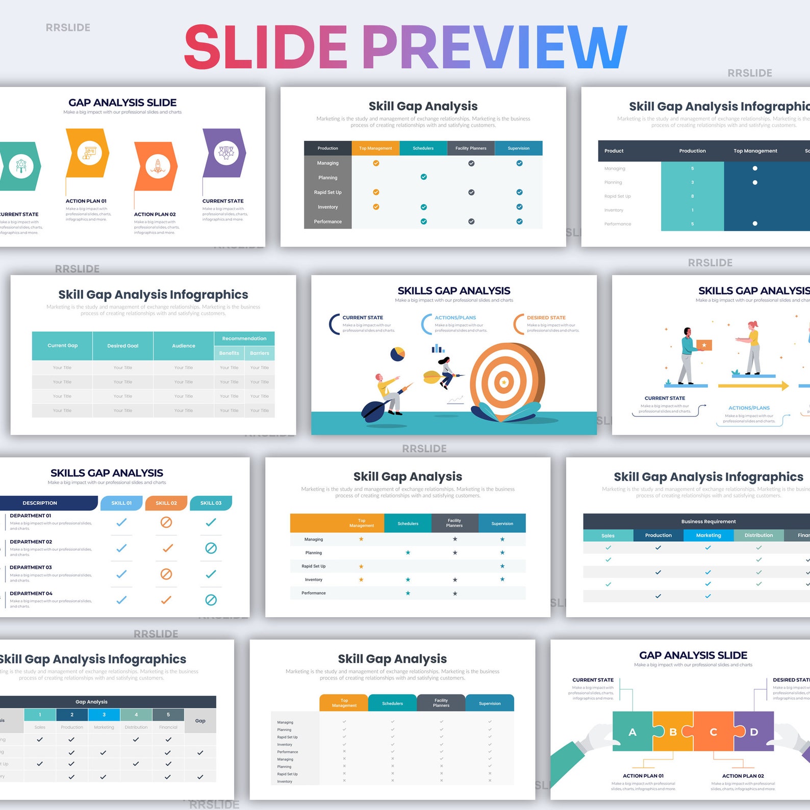 Skill Gap Analysis Infographic Powerpoint Template | Best Powerpoint ...
