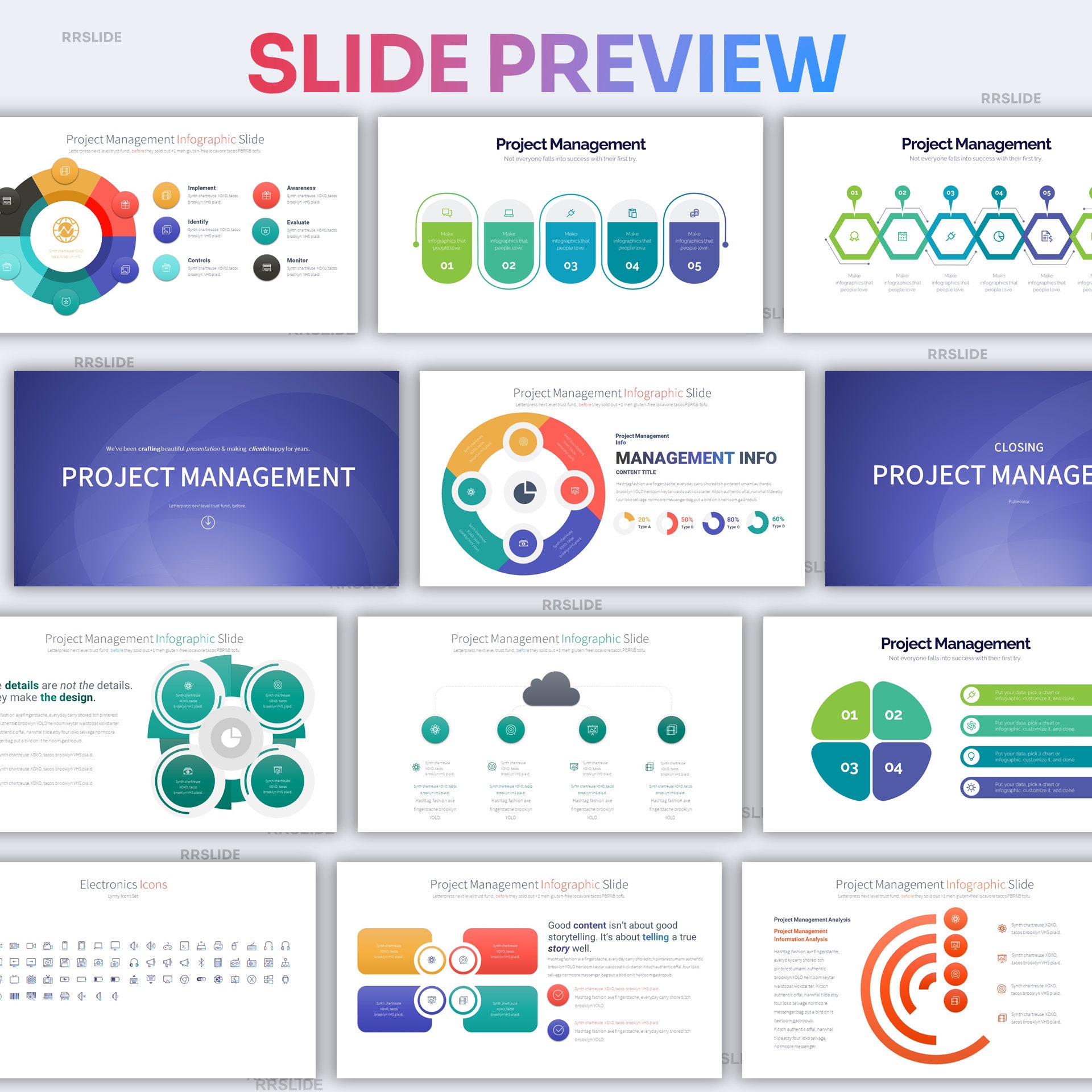 Project Management Infographic Powerpoint Template | Best Powerpoint ...
