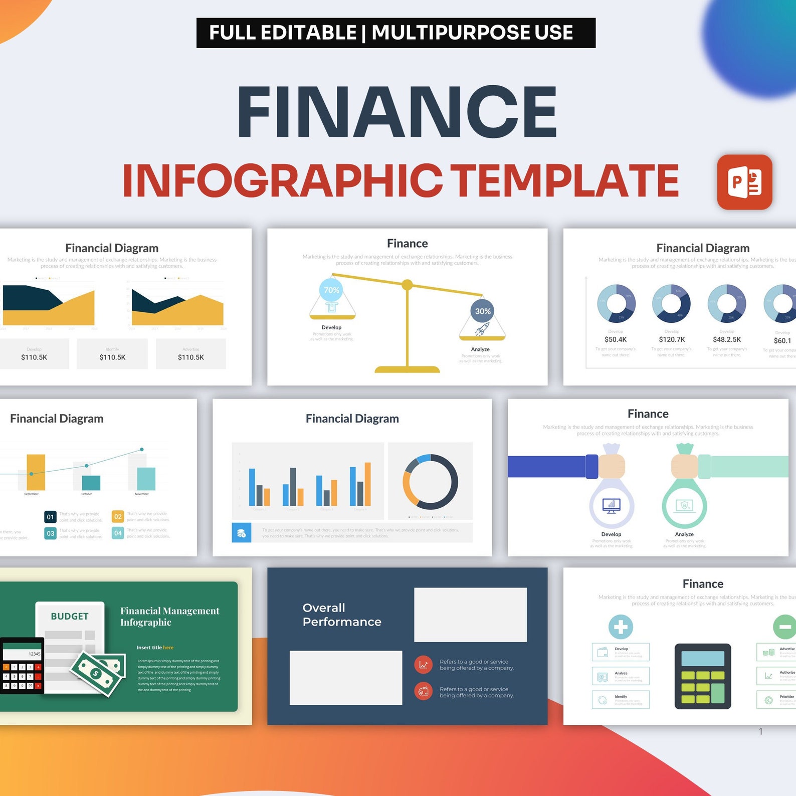 Finance Infographic Powerpoint Template | Best Powerpoint Template ...