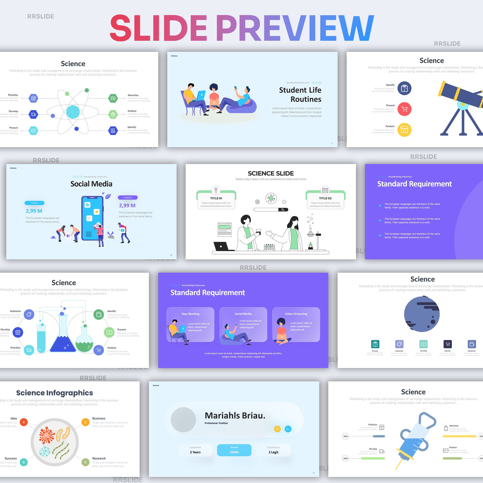 Science Infographic Powerpoint Template | Best Powerpoint Template ...