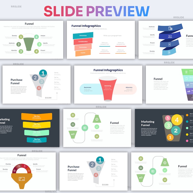 Funnel Infographic Powerpoint Template | Best Powerpoint Template, Easy ...