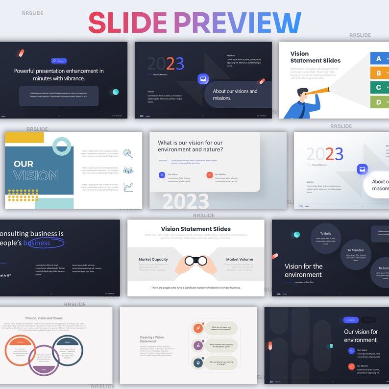 Vision Statement Infographic Powerpoint Template | Best Powerpoint ...