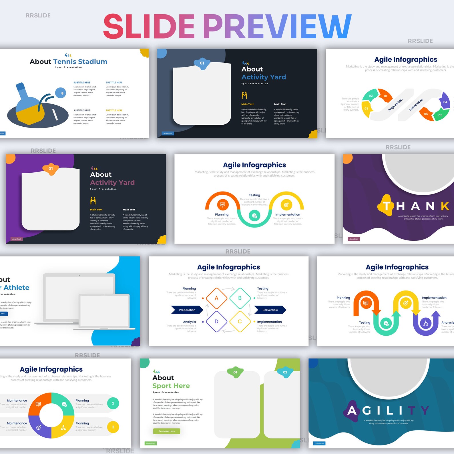 Agile Infographic Powerpoint Template | Best Powerpoint Template, Easy ...