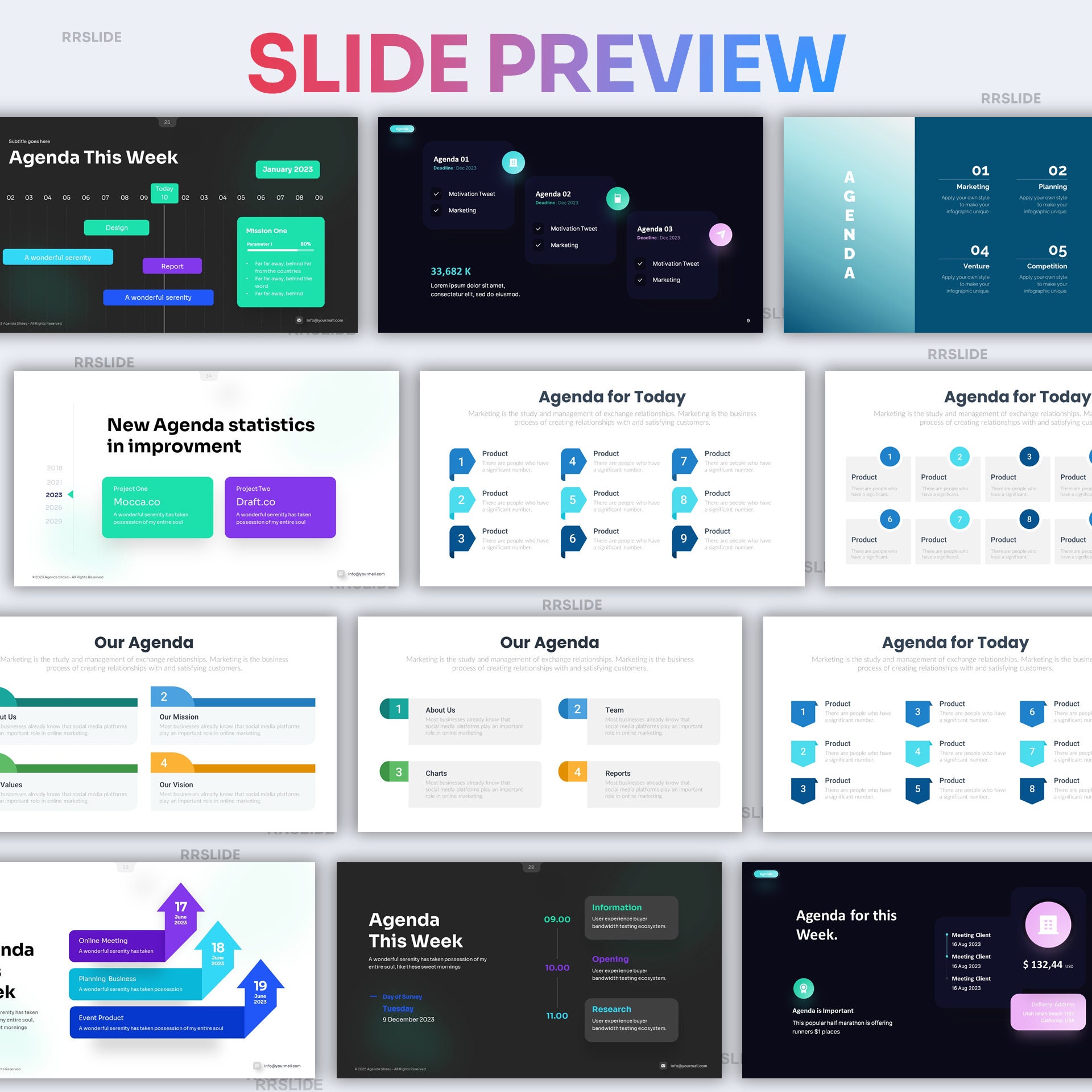 Agenda Infographic Powerpoint Template | Best Powerpoint Template, Easy ...