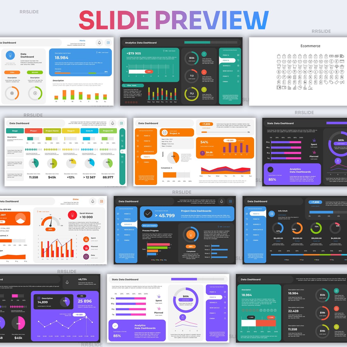 Project Data Infographic Powerpoint Template Best Powerpoint Template ...