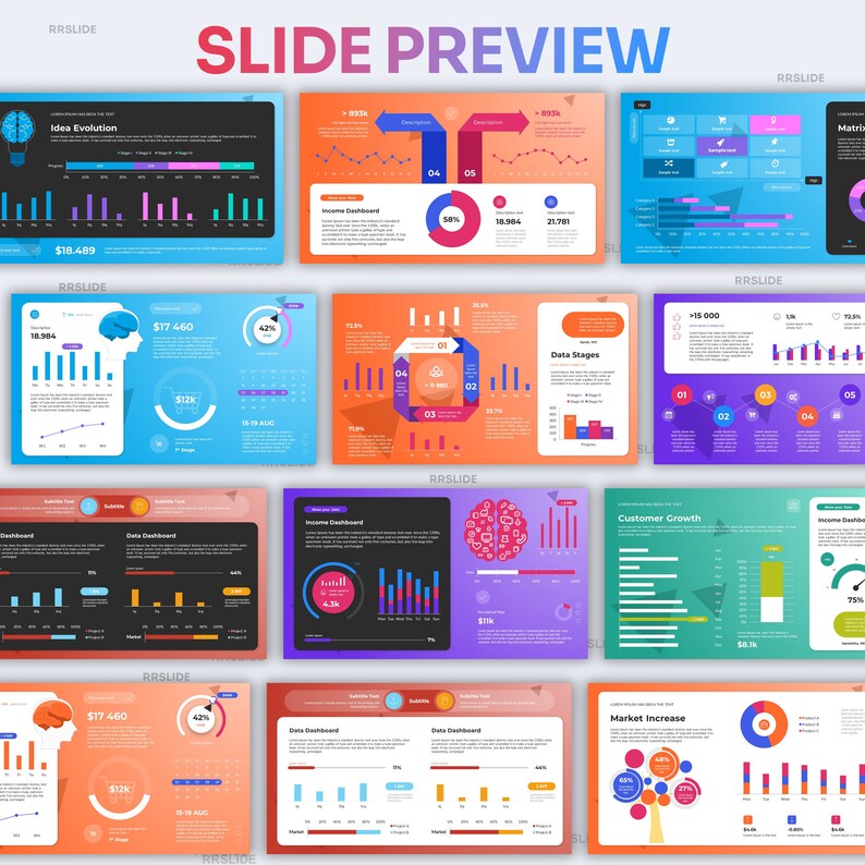Idea Data Infographic Powerpoint Template | Best Powerpoint Template ...