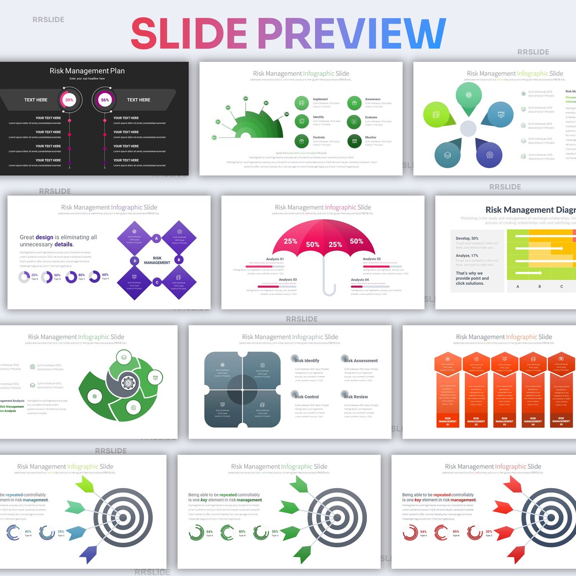 Risk Management Infographic Powerpoint Template | Best Powerpoint ...