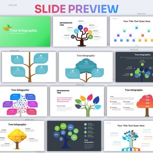 Tree Vector Infographic Powerpoint Template | Best Powerpoint Template ...