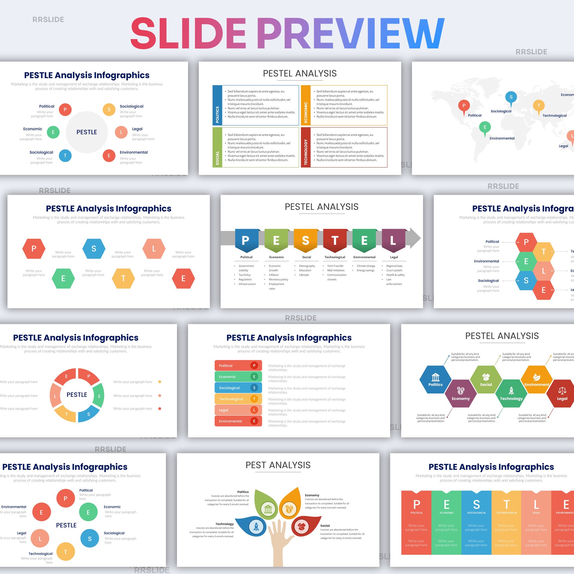 PESTLE Analysis Infographic Powerpoint Template | Best Powerpoint ...
