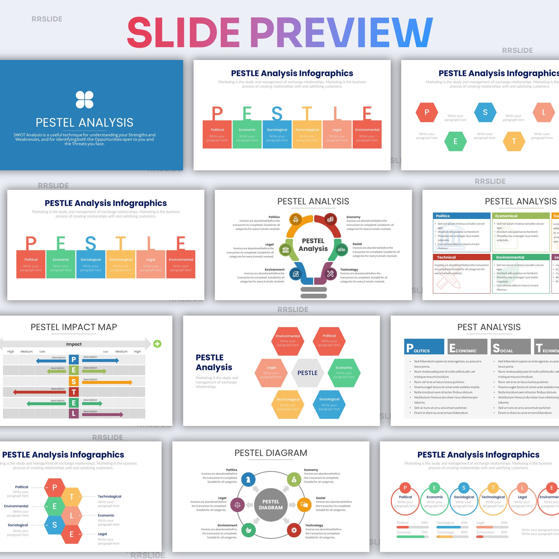 PESTLE Analysis Infographic Powerpoint Template | Best Powerpoint ...