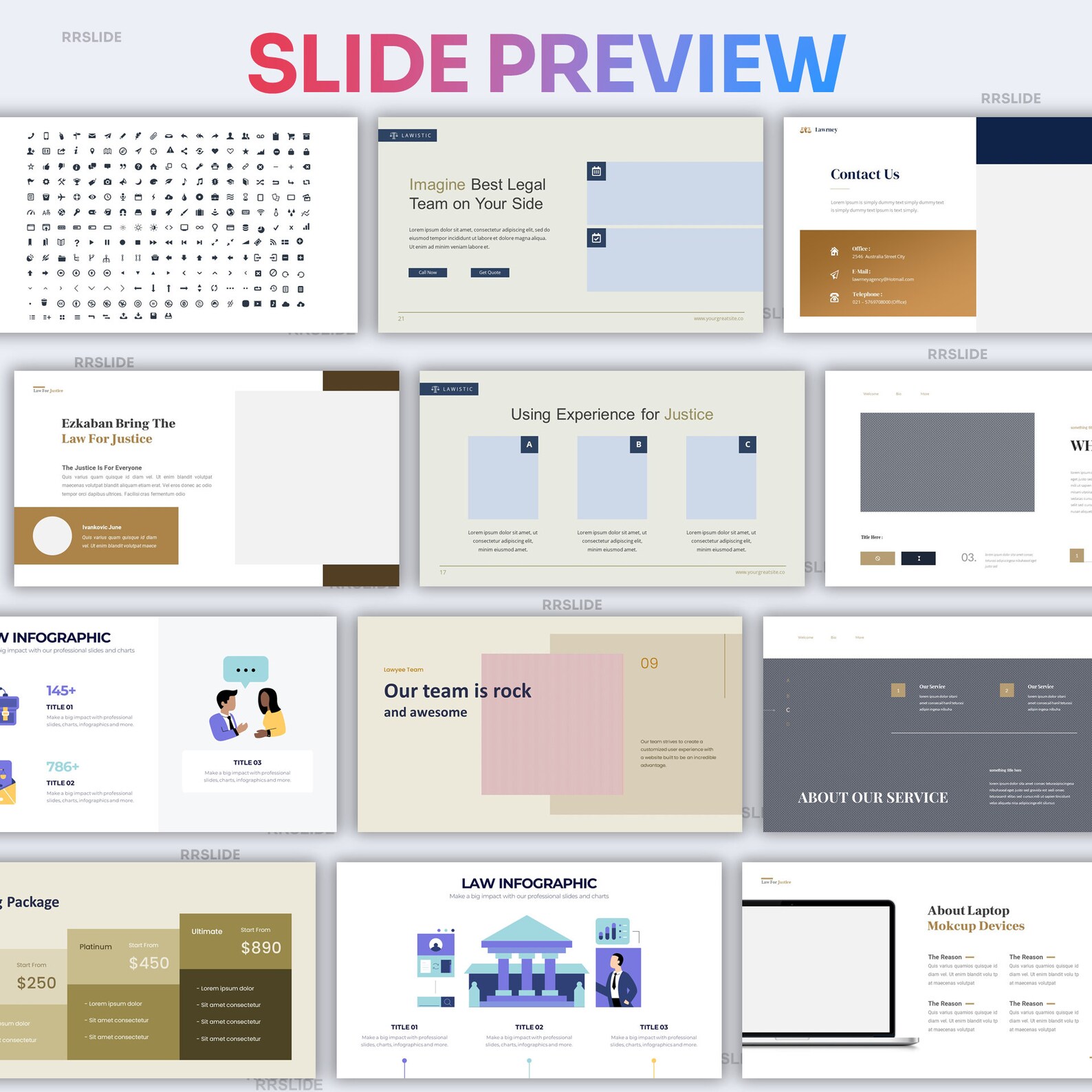 Law Infographic Powerpoint Template | Best Powerpoint Template, Easy to ...