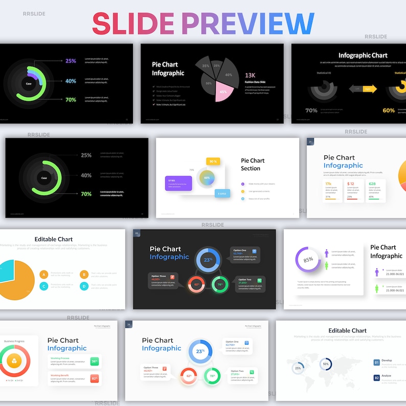 Pie Charts Infographic Powerpoint Template | Best Powerpoint Template ...