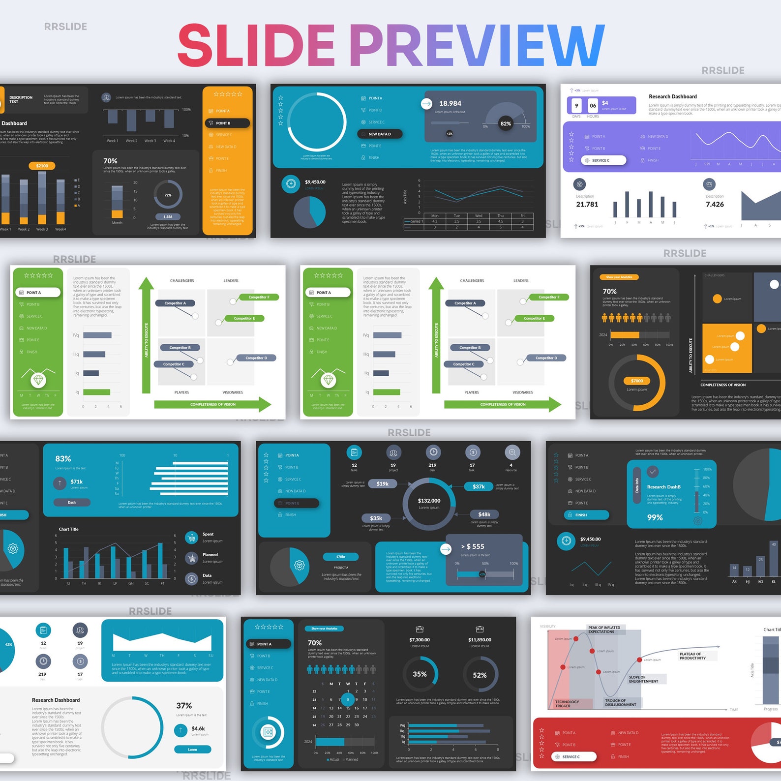 Research Data Infographic Powerpoint Template Best Powerpoint Template ...