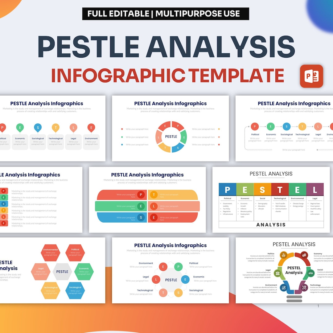 PESTLE Analysis Infographic Powerpoint Template | Best Powerpoint ...