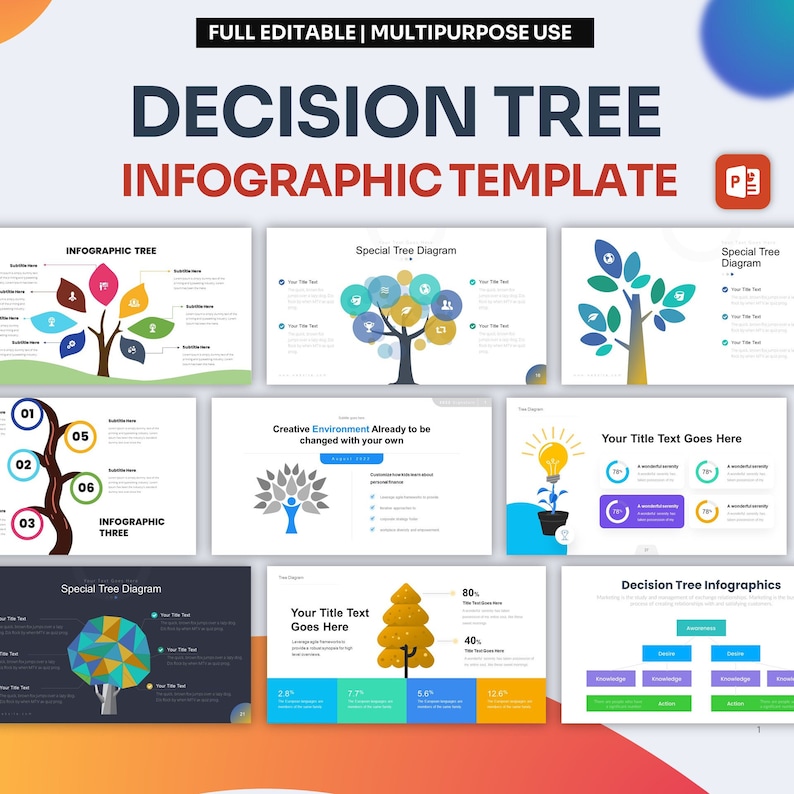 Decision Tree Infographic Powerpoint Template | Best Powerpoint ...