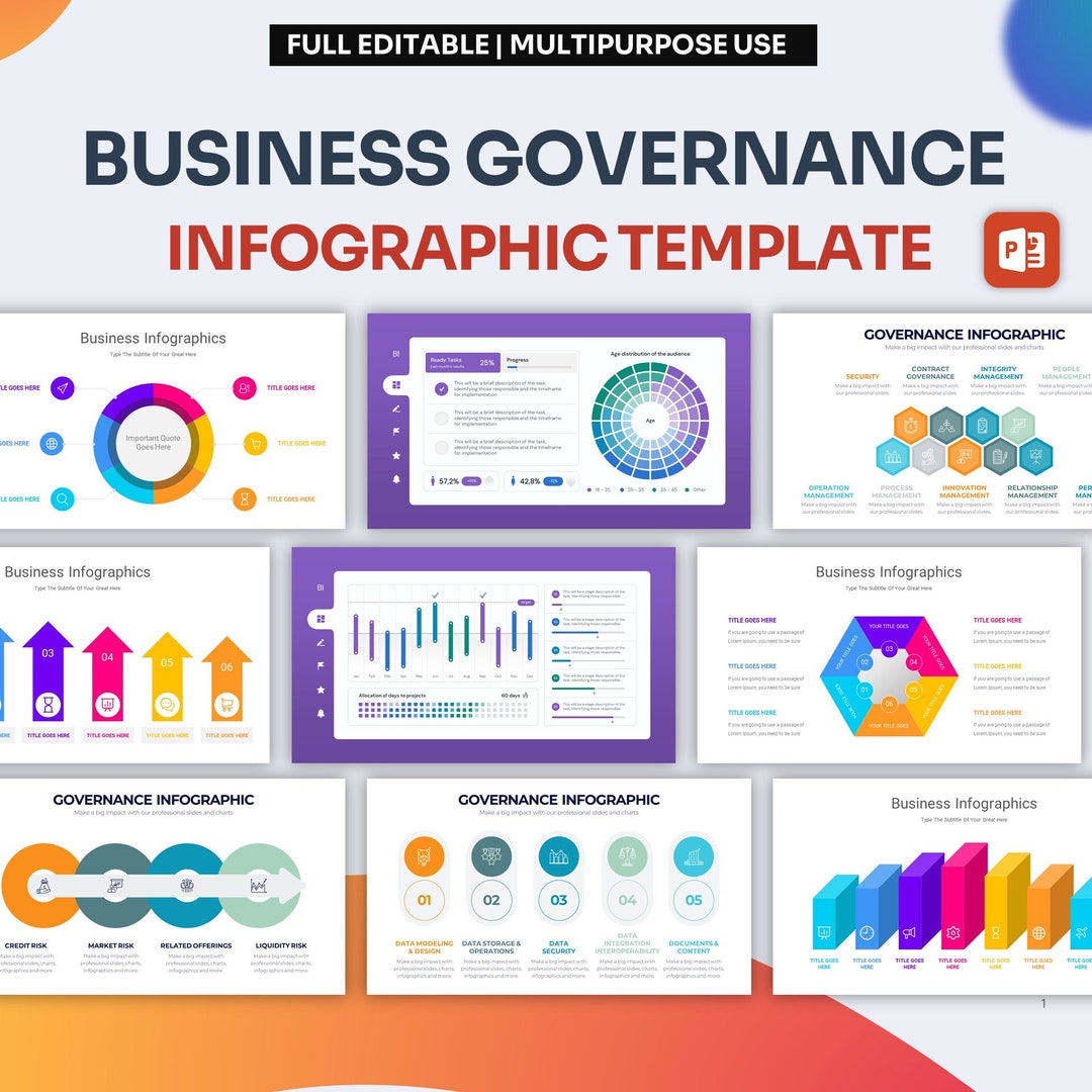 Business Governance Infographic Powerpoint Template | Best Powerpoint ...