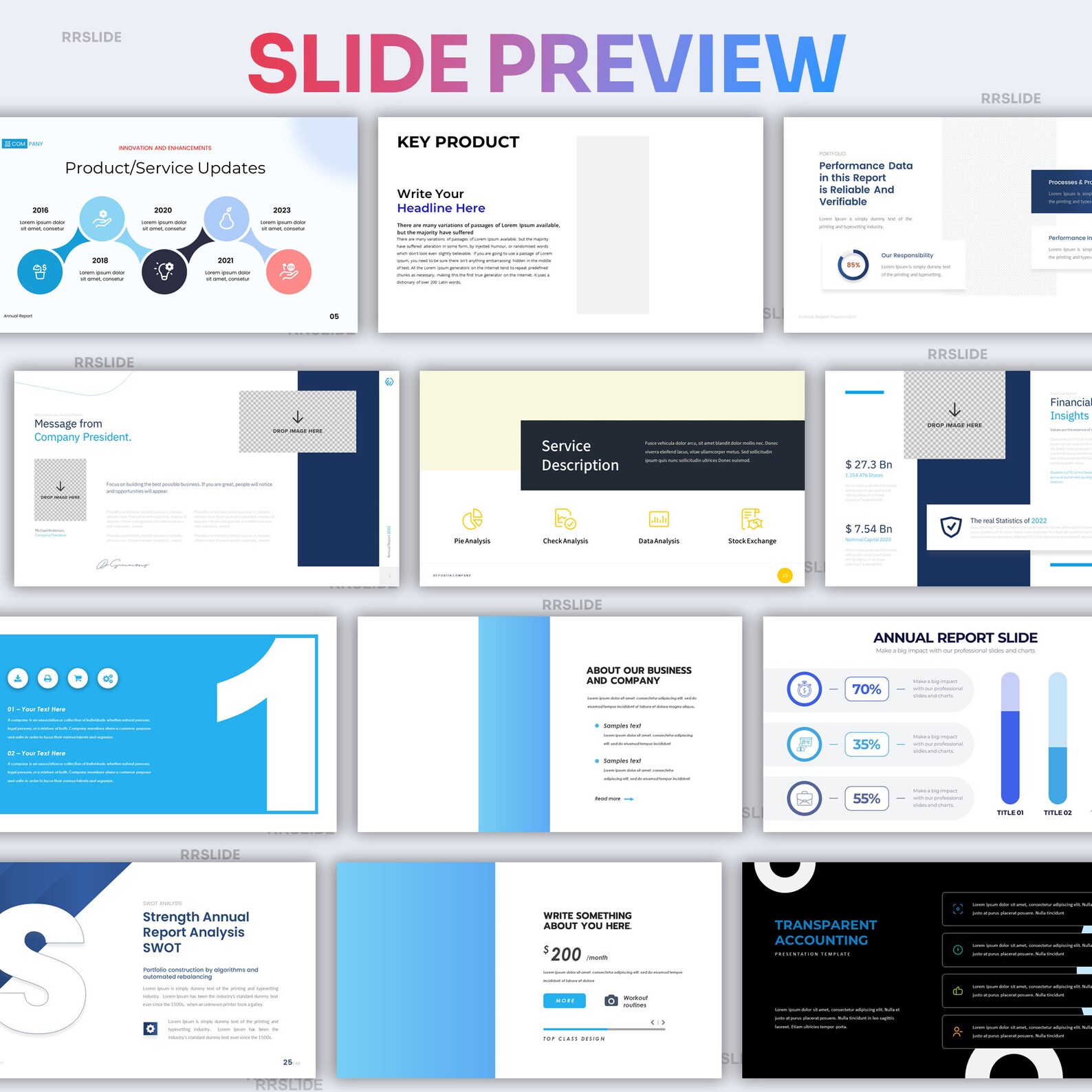 Annual Report Infographic Powerpoint Template | Best Powerpoint ...