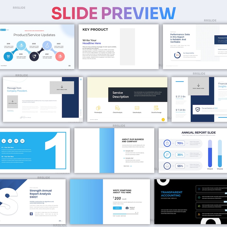 Annual Report Infographic Powerpoint Template | Best Powerpoint ...