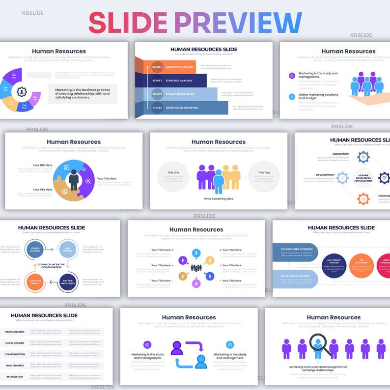 Human Resources Infographic Powerpoint Template | Best Powerpoint ...