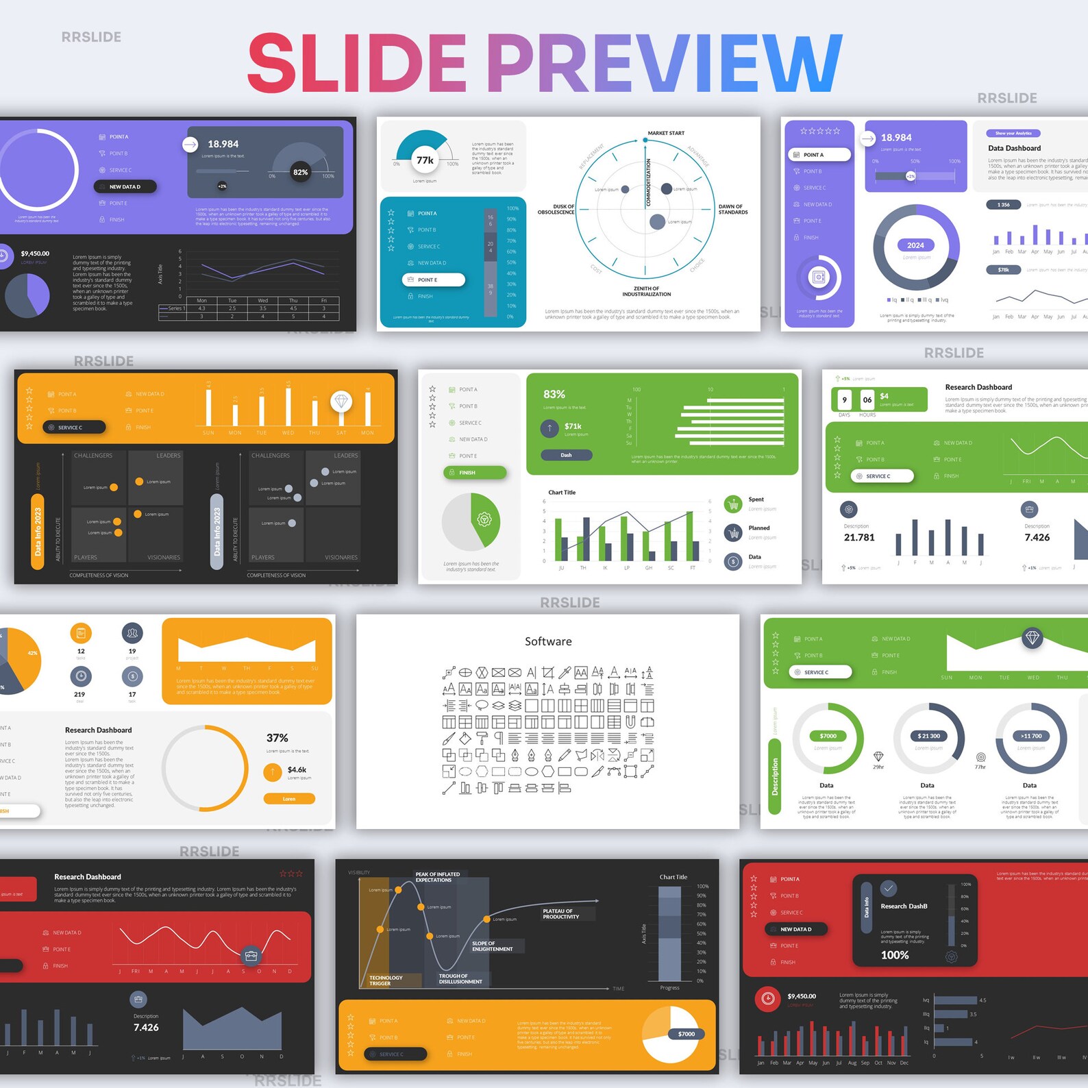 Research Data Infographic Powerpoint Template Best Powerpoint Template ...