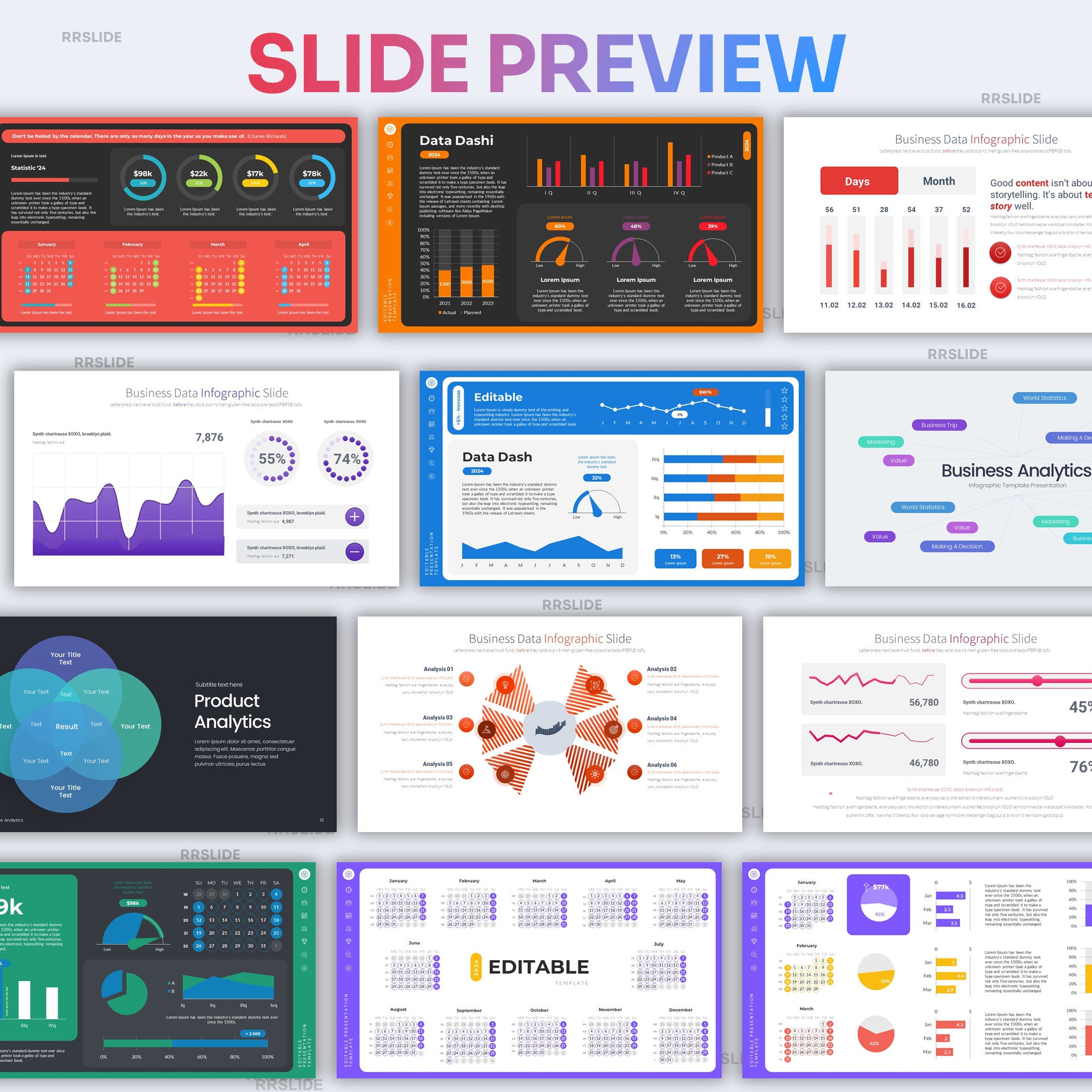 Data Analysis Infographic Powerpoint Template | Best Powerpoint ...