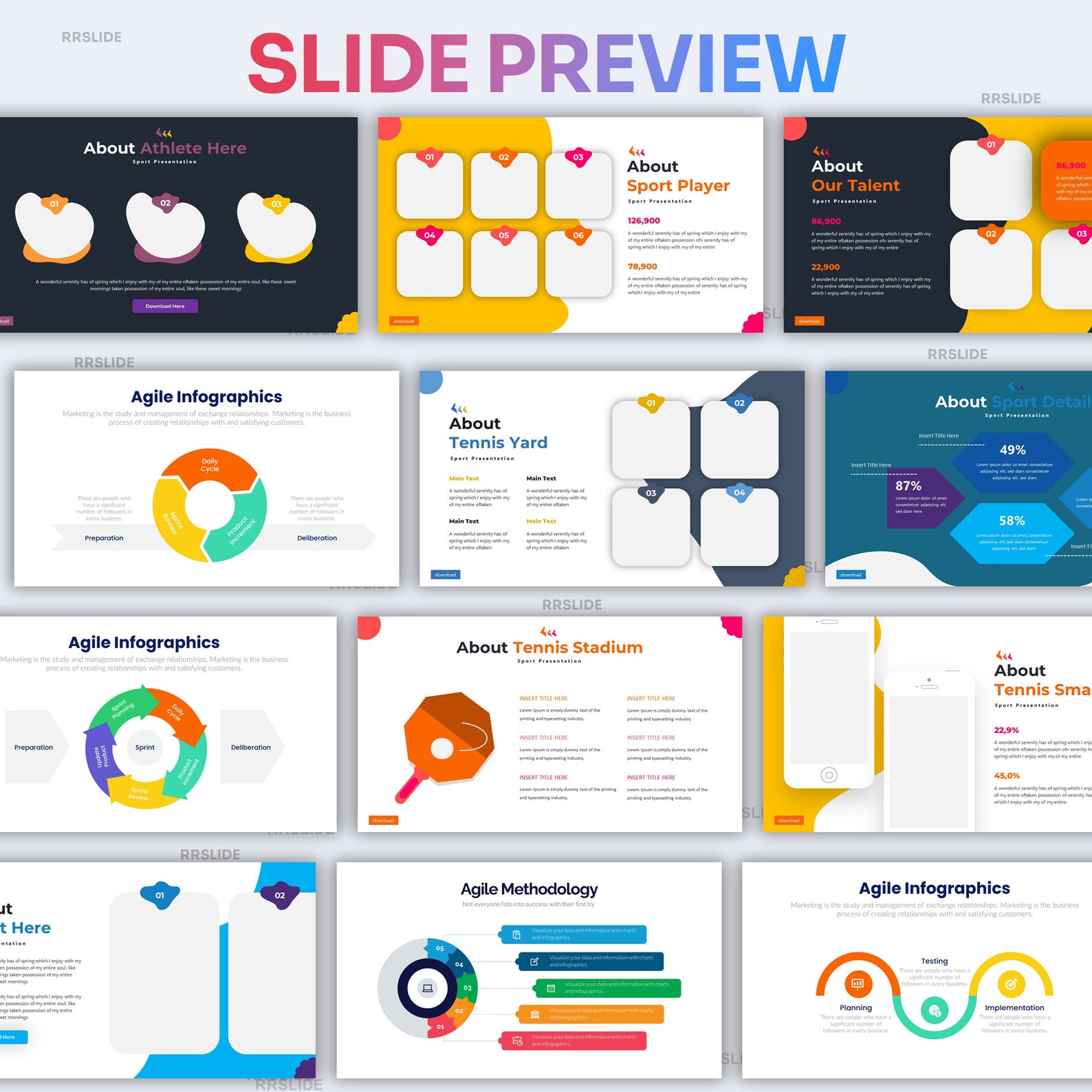Agile Infographic Powerpoint Template | Best Powerpoint Template, Easy ...