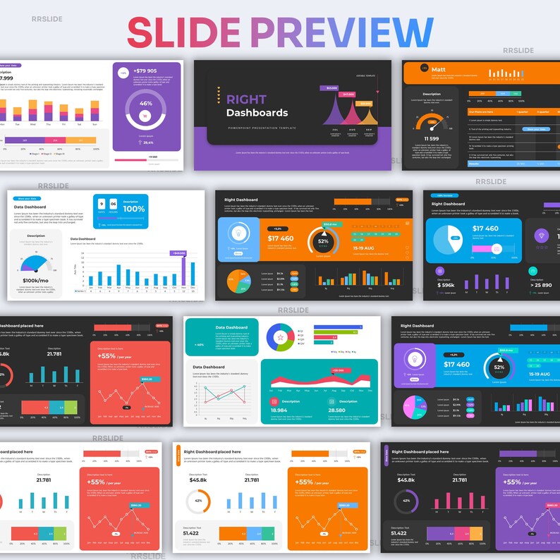 Data Charts Infographic Powerpoint Template Best Powerpoint Template ...