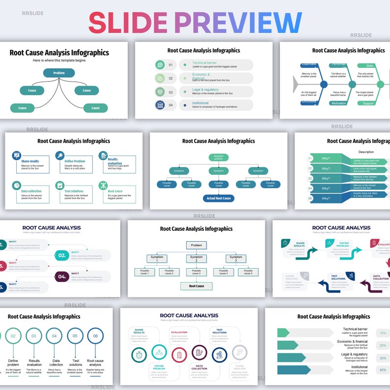 Root Cause Infographic Powerpoint Template | Best Powerpoint Template ...