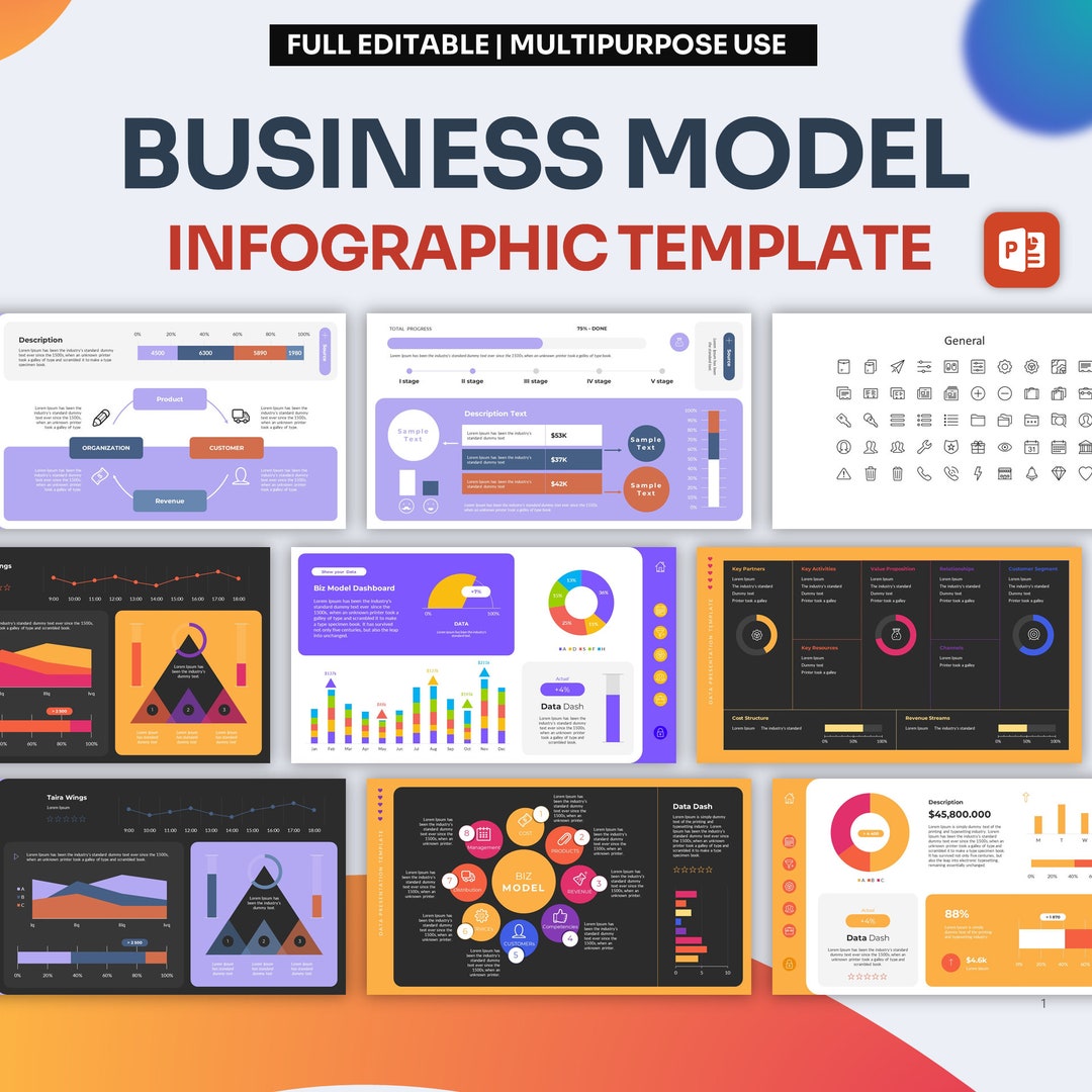 Business Model Infographic Powerpoint Template | Best Powerpoint ...