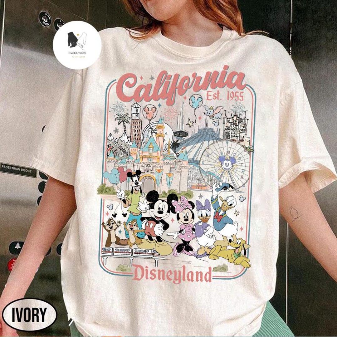 Retro Disneyland Comfort Colors Shirt, Space Mountain Shirt, Mickey and ...