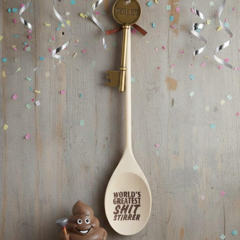 Shit Stirrer Spoon - Etsy