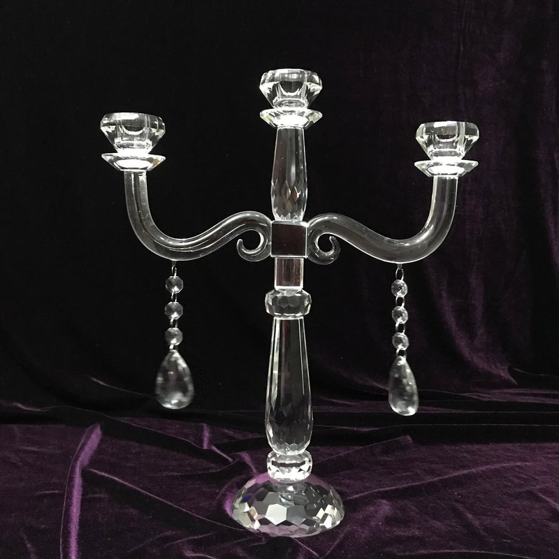 Candelabra Glass Prisms - Etsy UK
