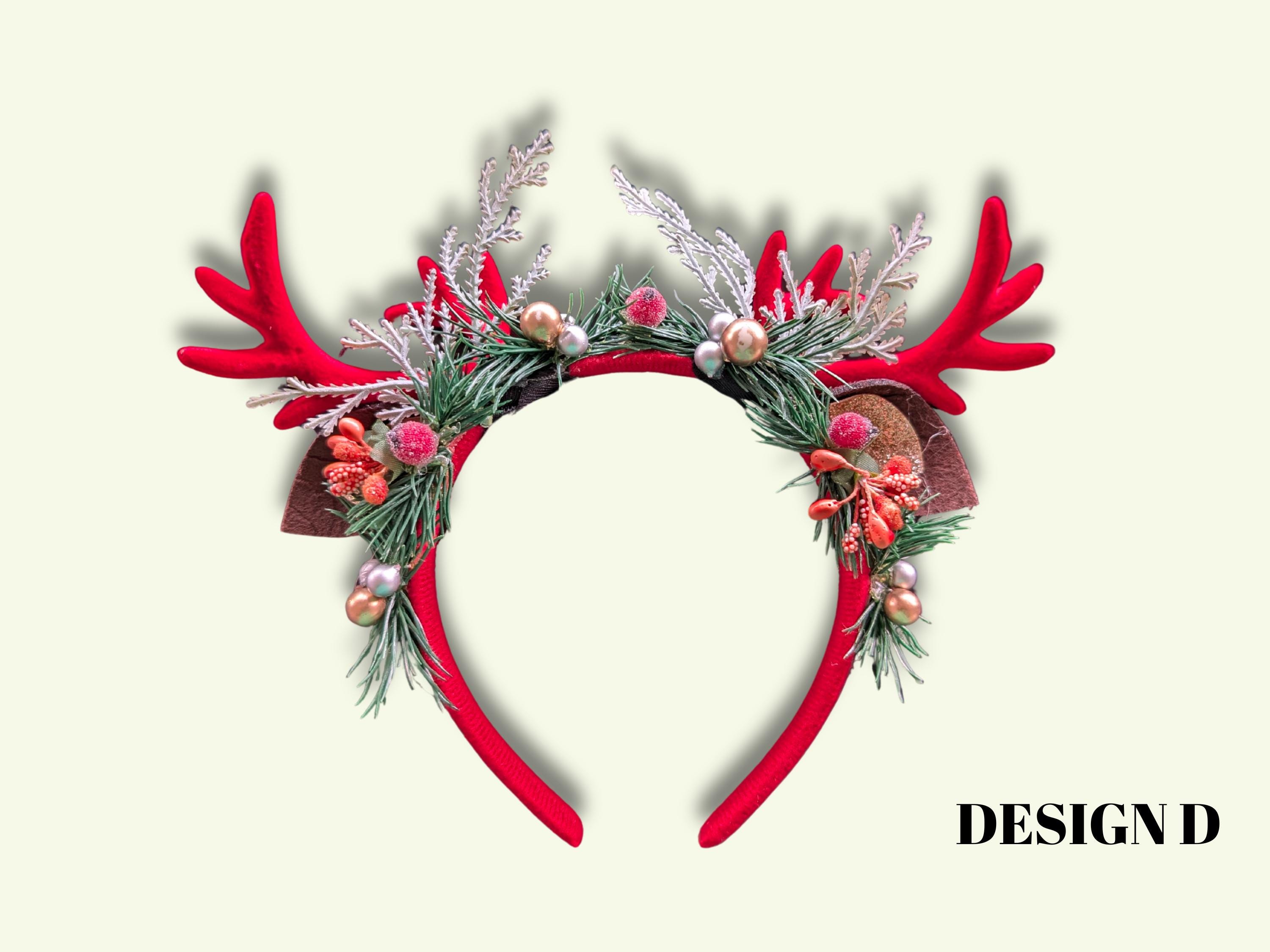 Christmas Reindeer Antler Headband – Holiday Costume Accessory - Etsy