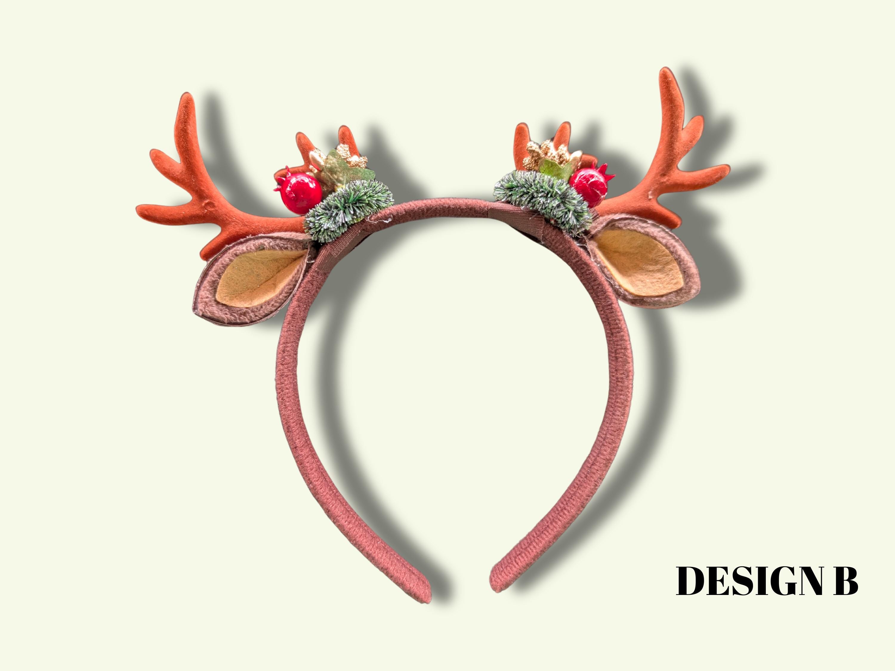 Christmas Reindeer Antler Headband – Holiday Costume Accessory - Etsy