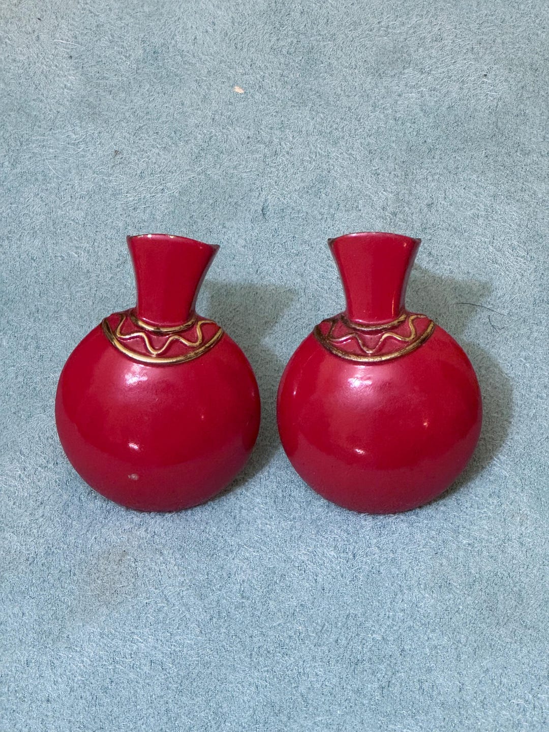 Two Vintage Signed Monet Red Dress Clips - Etsy