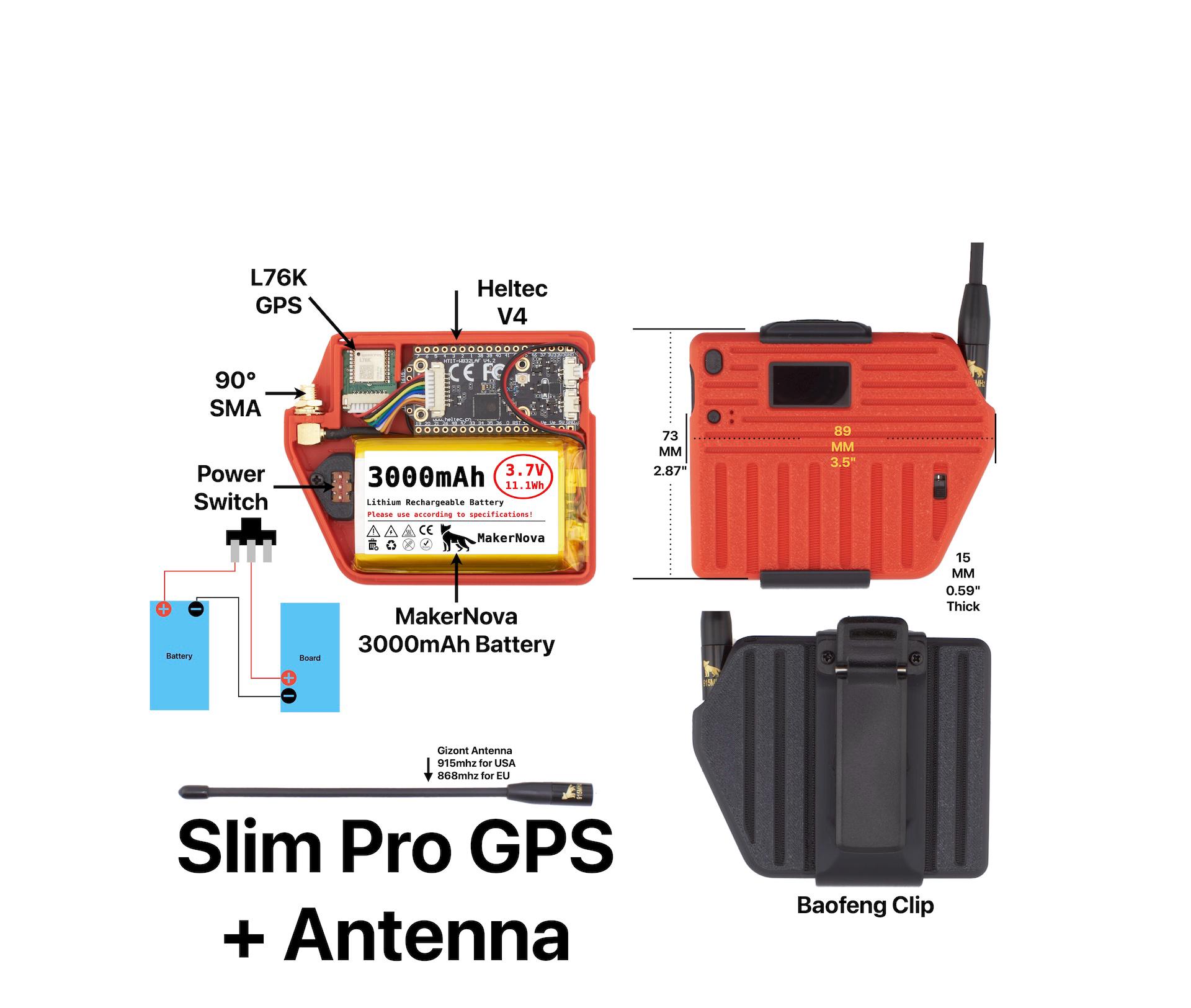 Heltec V4 Complete Meshtastic Node. SMA & Pro Styles for Running ...