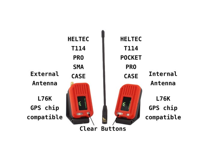 Heltec Mesh Node T-114 PRO Case and Holster (molle or Baofeng ...