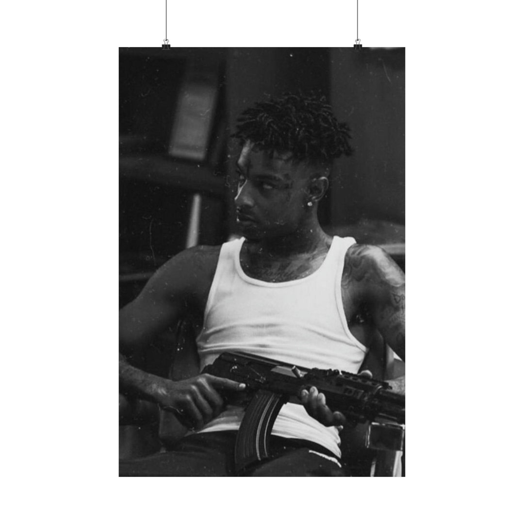 21 Savage 21 Savage Poster Slaughter Gang 21 Savage Merchandise Rapper ...