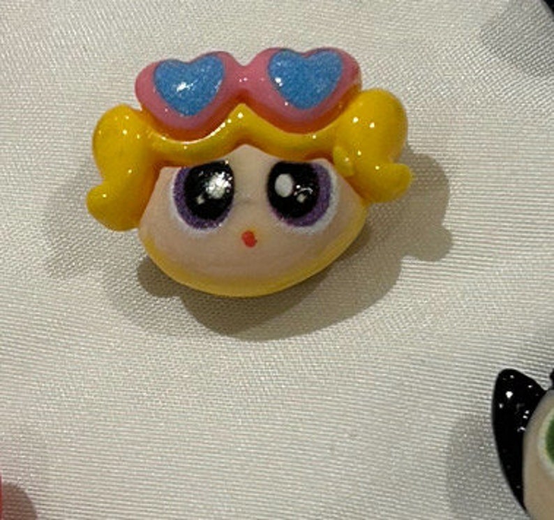 Powerpuff Girls Character Resin Croc Charm Jibbitz - Etsy