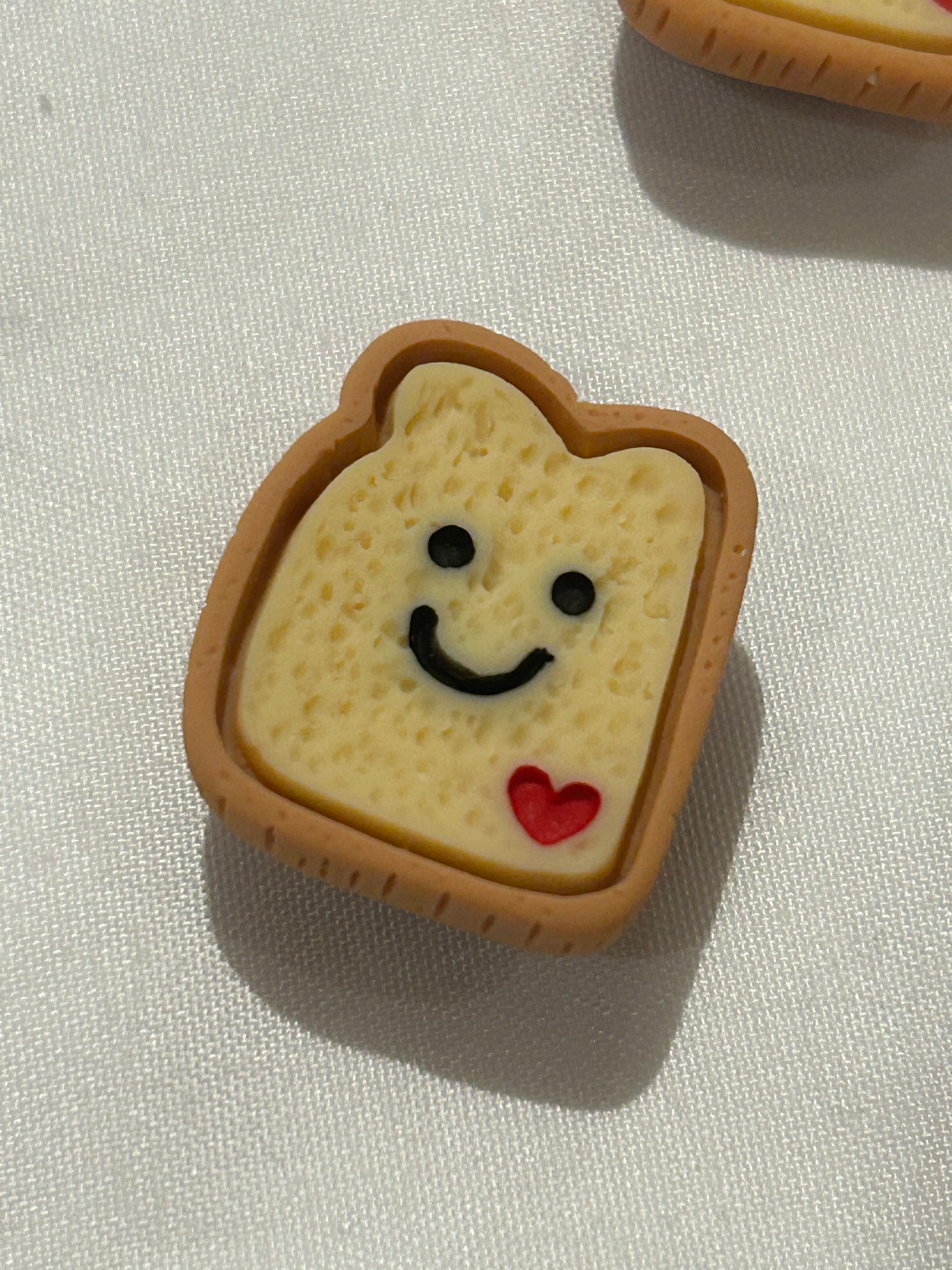 Breakfast/food Resin Croc Charm Jibbitz Single Piece toast/eggs ...