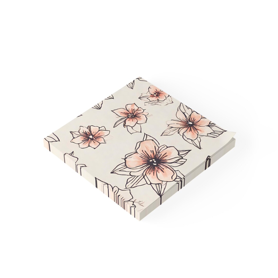 Floral Post-it® Note Pads - Etsy