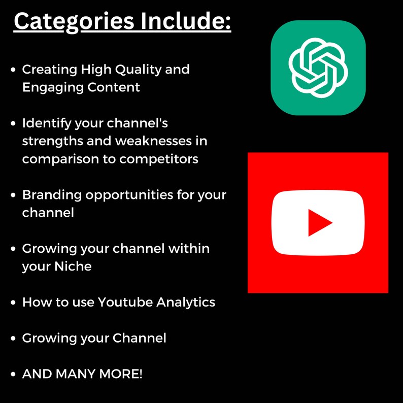 600+ Chatgpt Prompts for Youtube Content Creators - Toolkit to Grow Your Channel and Other ...
