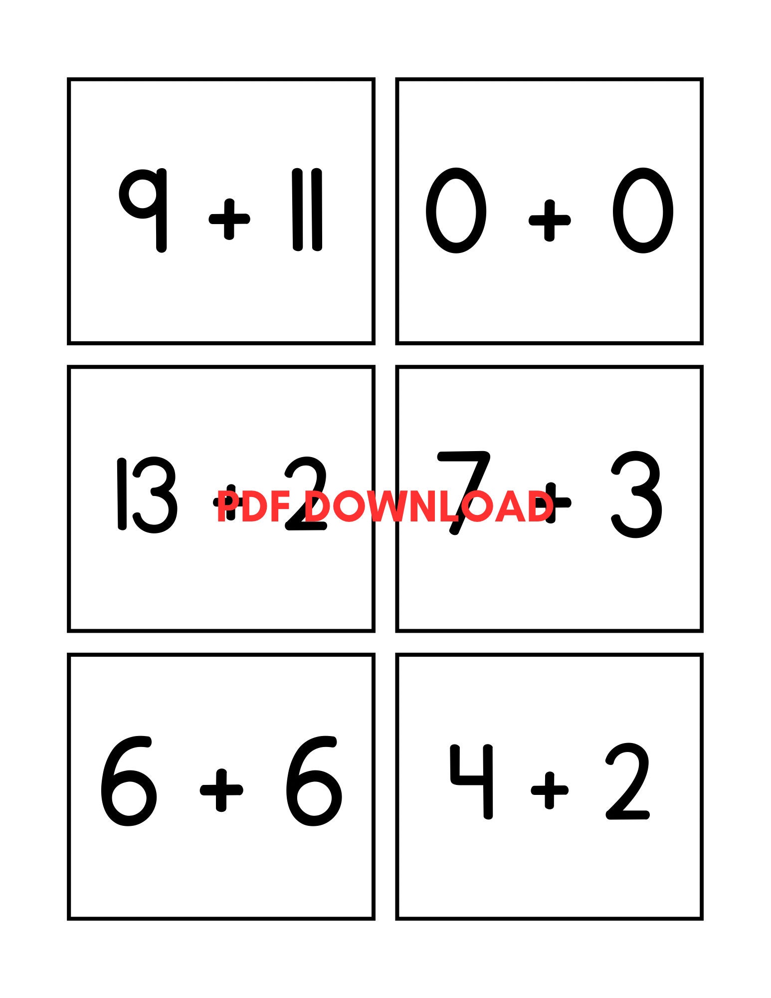 Addition Bingo Game, Elementary, Math, Teachers & Parents, Learning ...