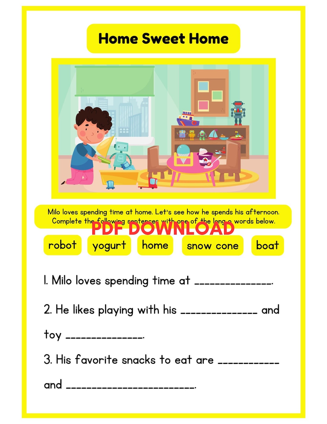 Reading Comprehension, Sentence Building, Writing, Learning, School ...