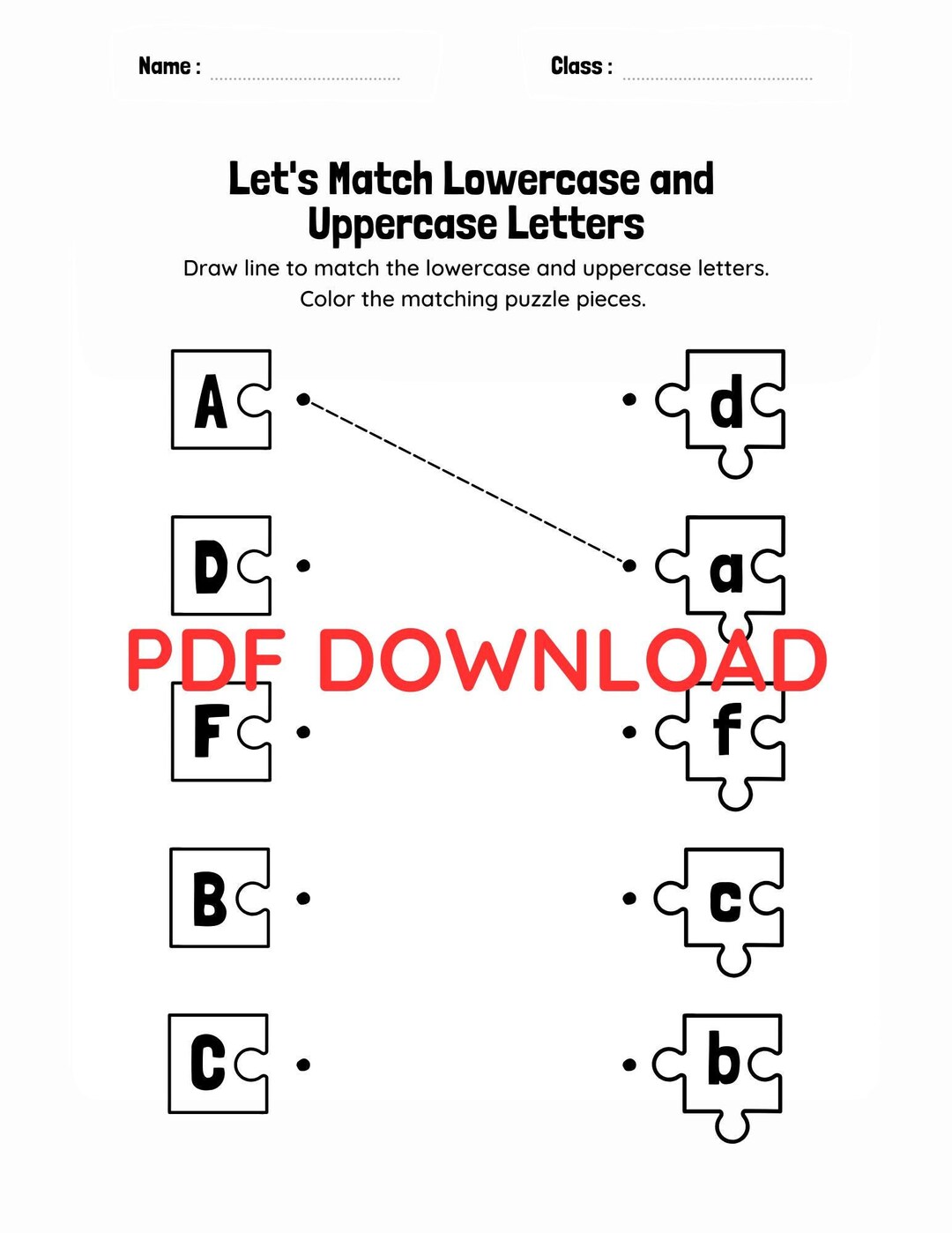 Letter Match, Matching Game, Preschool, First Grade Lesson, School ...