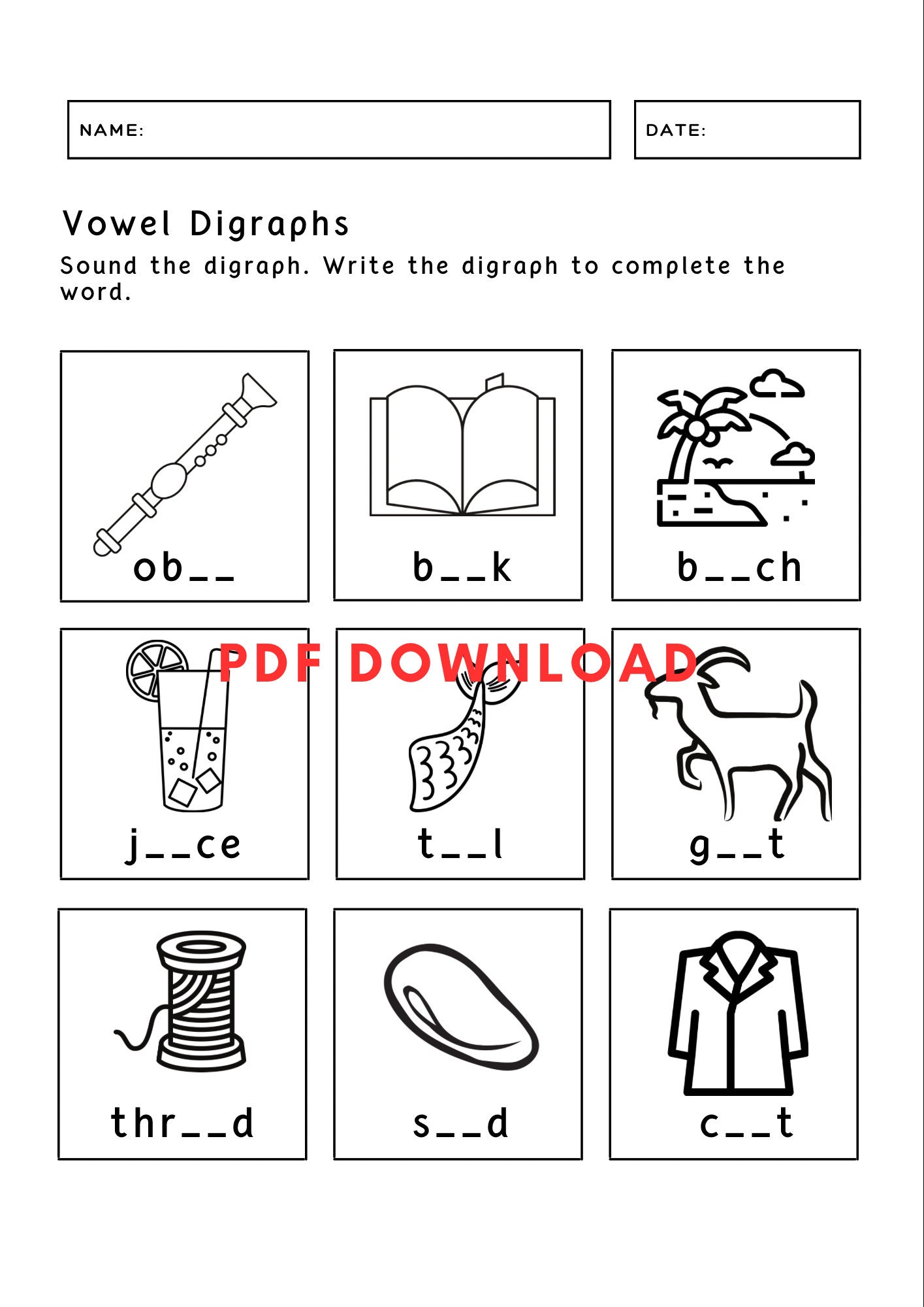 Consonant Digraphs, Vowels, Reading, Writing, Learning, Teachers ...