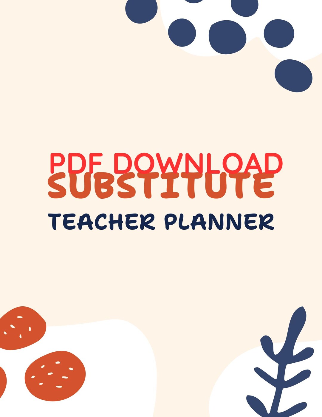 Substitute Teacher Binder, Lesson Plan, Forms, Daycare, Teachers ...