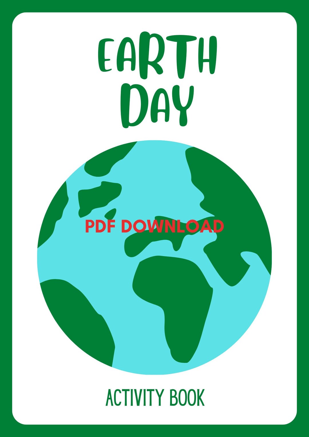 Earth Day Workbook, Planet Worksheets, Science, Educational, School ...